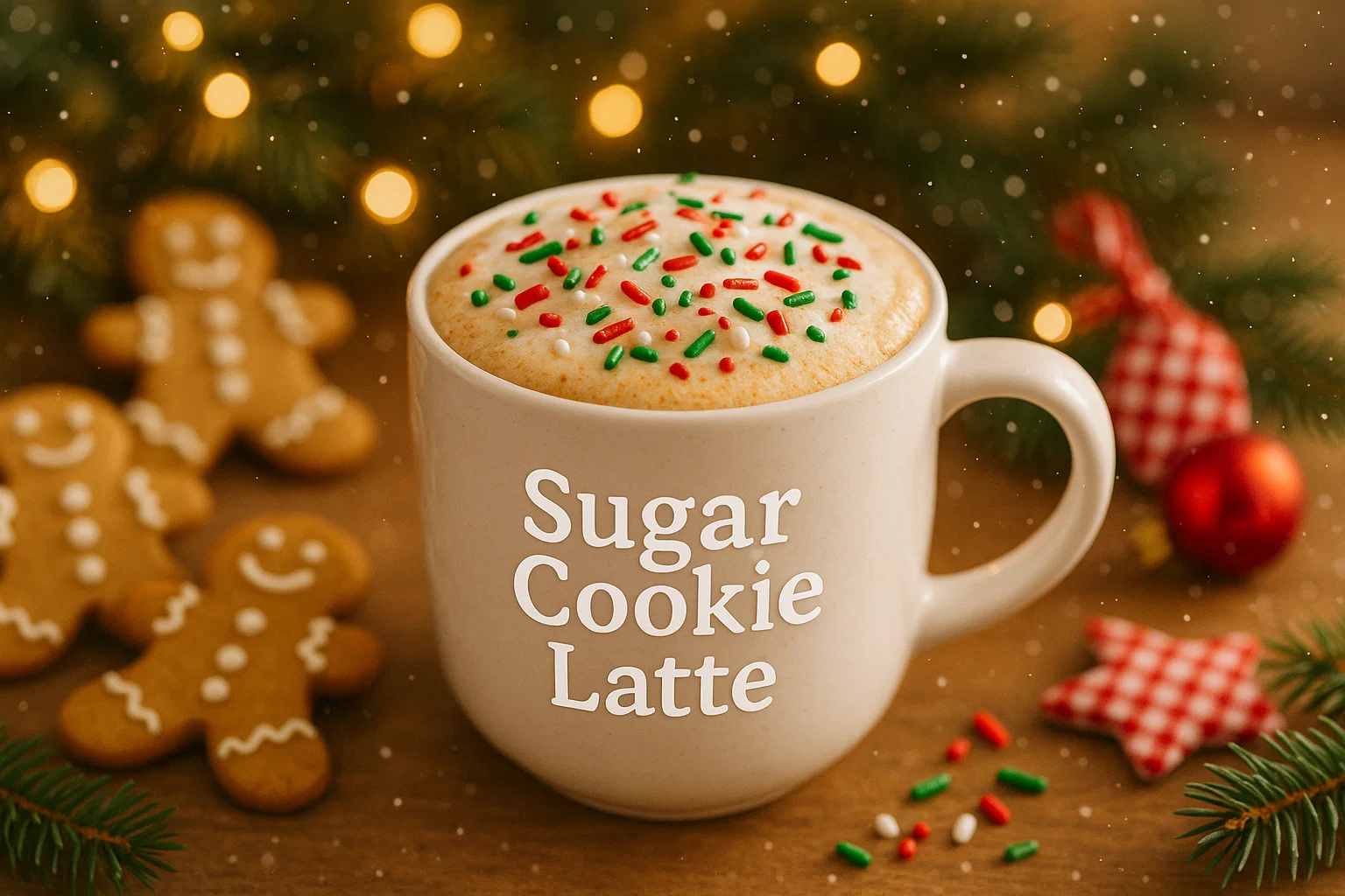 Holiday Inspired Sugar Cookie Latte Recipe - Coffee Slang